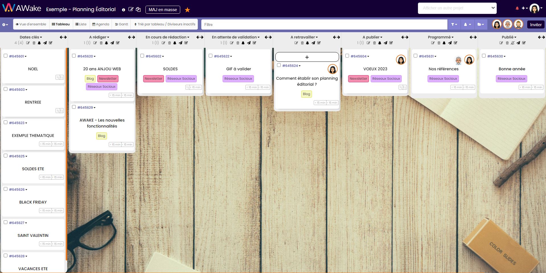 Planning éditorial 2023 - Anjou Web