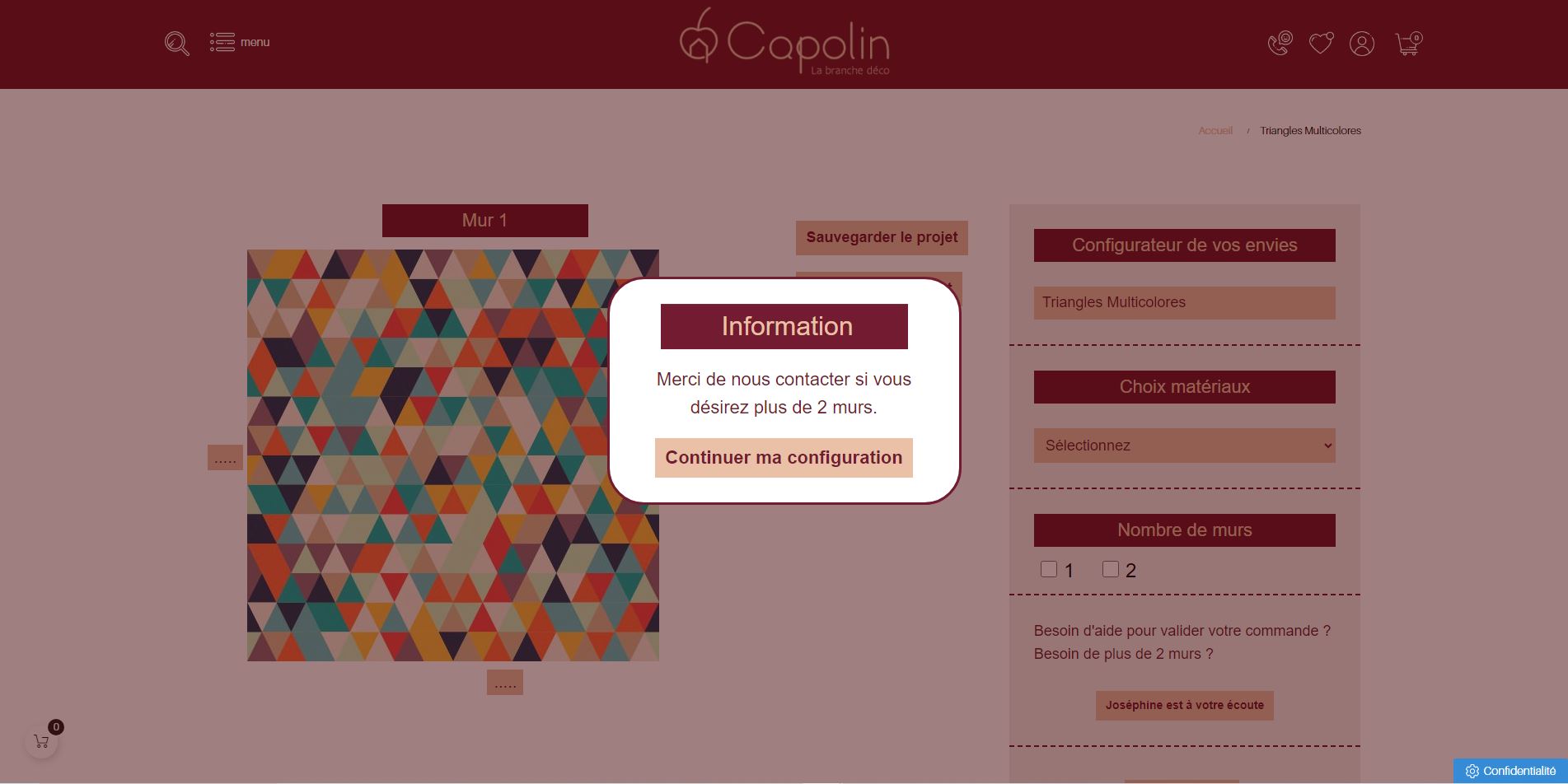 Capolin - Site e-commerce - Anjou Web